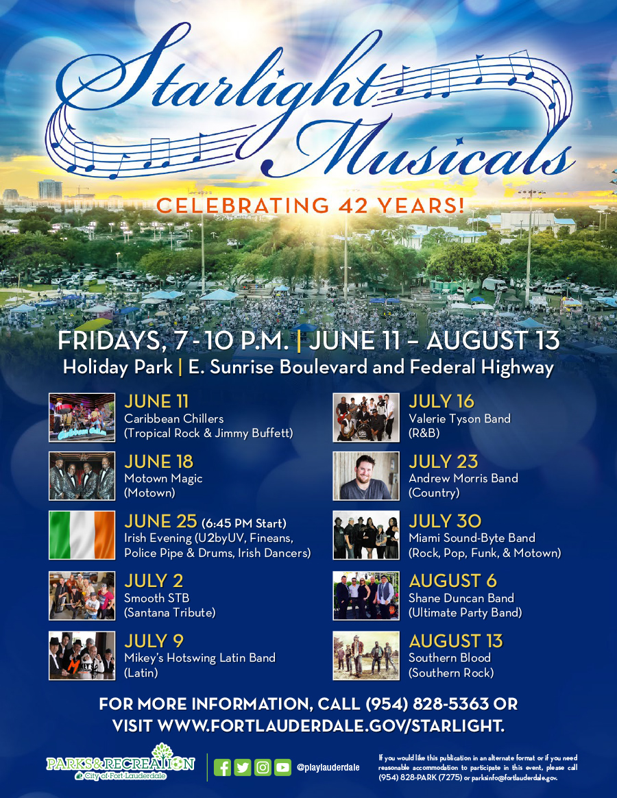 Starlight Musicals: Caribbean Chillers - Riverwalk Fort Lauderdale