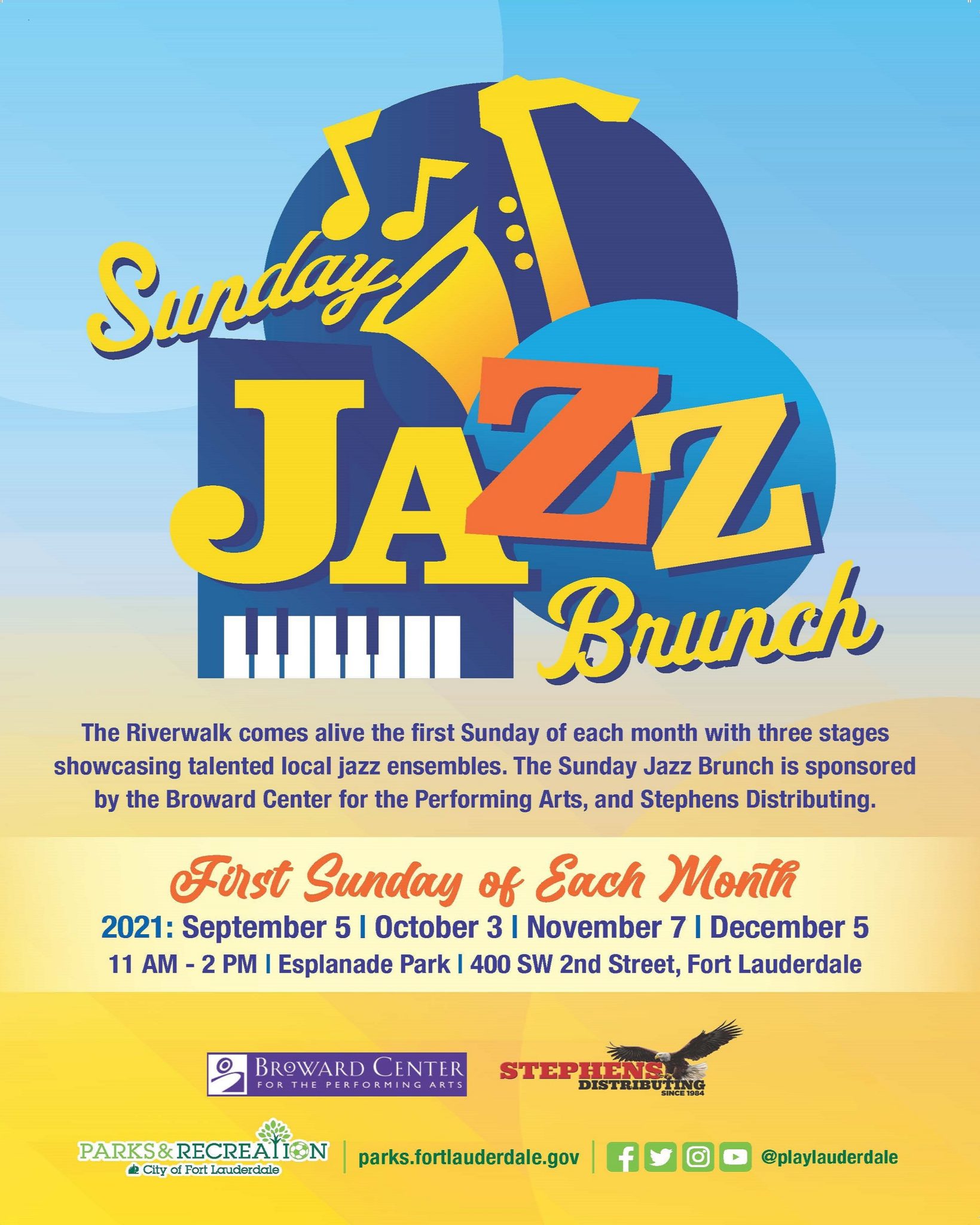 Sunday Jazz Brunch - Riverwalk Fort Lauderdale